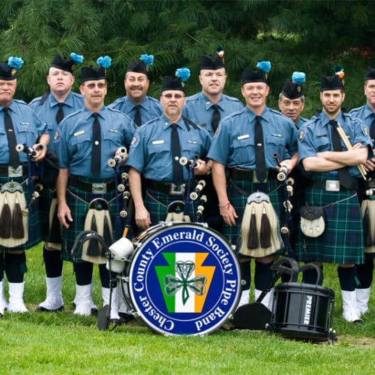 Pipe Band Bass Drum Heads • Vintage Logos