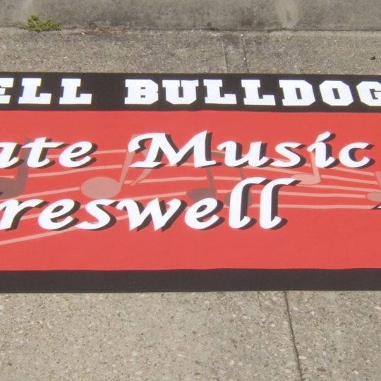 Custom Band Banners, Scrims & Backdrop Photos • Vintage Logos