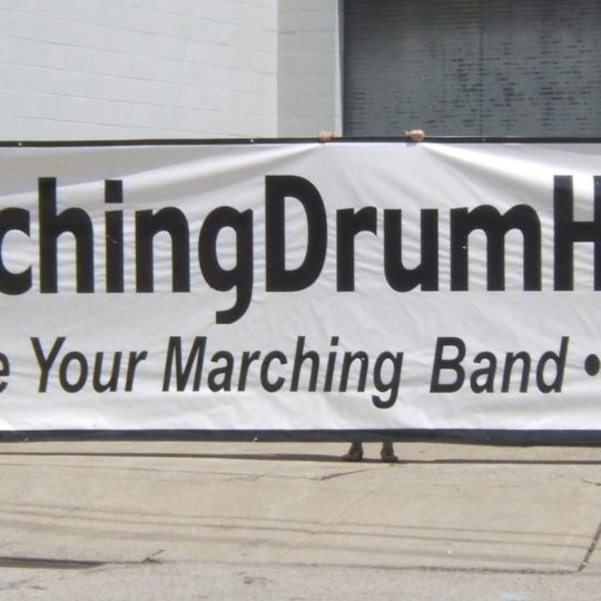 Custom Band Banners, Scrims & Backdrop Photos • Vintage Logos