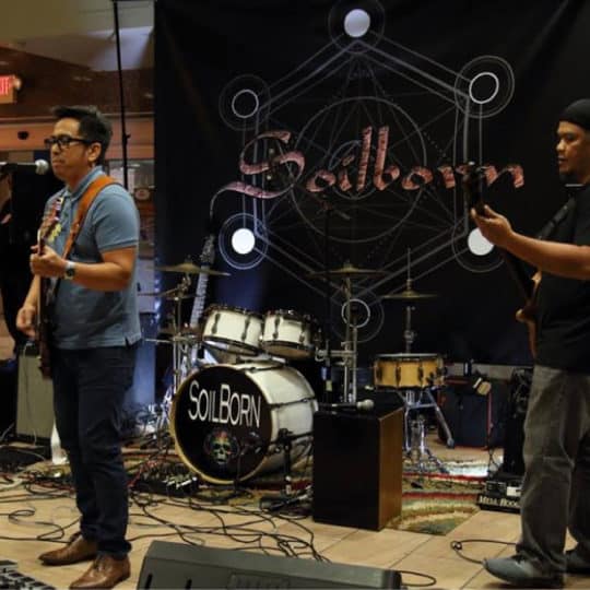 Custom Band Banners, Scrims & Backdrop Photos • Vintage Logos