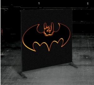 Stage Scrims - Freestanding Displays for Bands • Vintage Logos